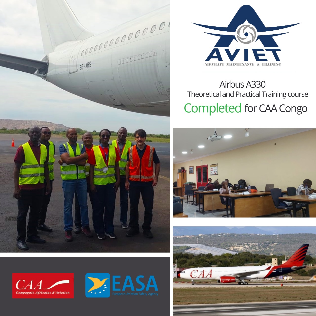 Airbus A330 Theoretical and Practical Type Course Completion - AVIET